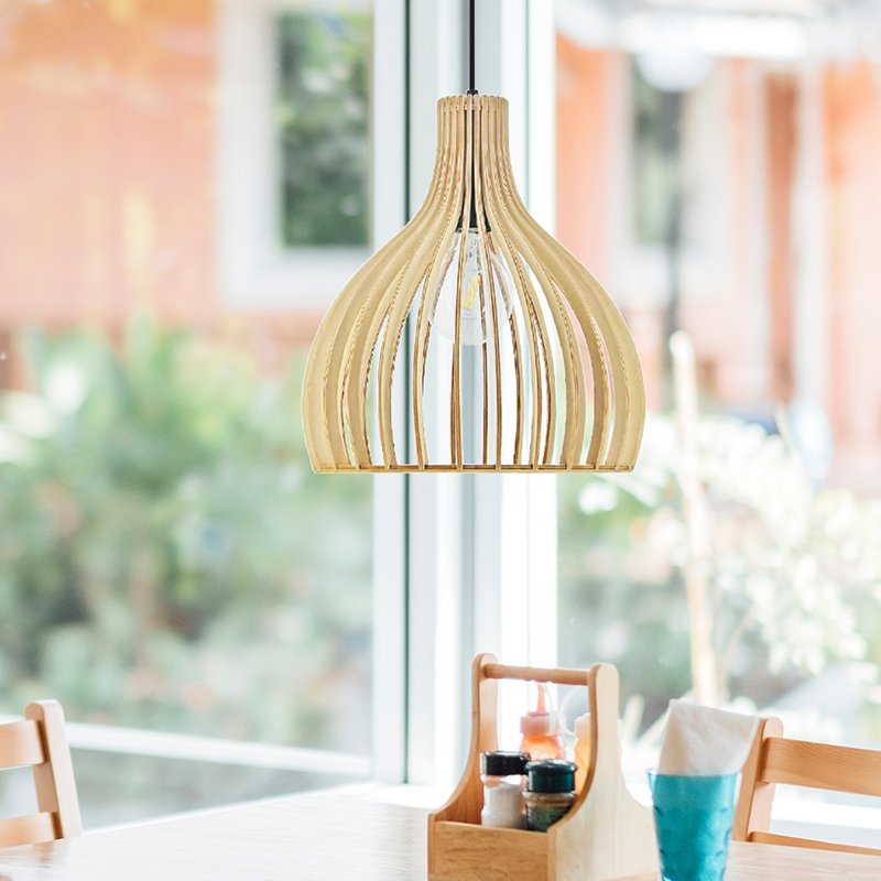 BALT.35 NATURAL TIMBER PENDANT - Lightingplus