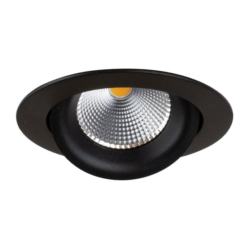 Junistar Lux Round LED Downlight - 8W 2700K IP44 Black | Lightingplus ...