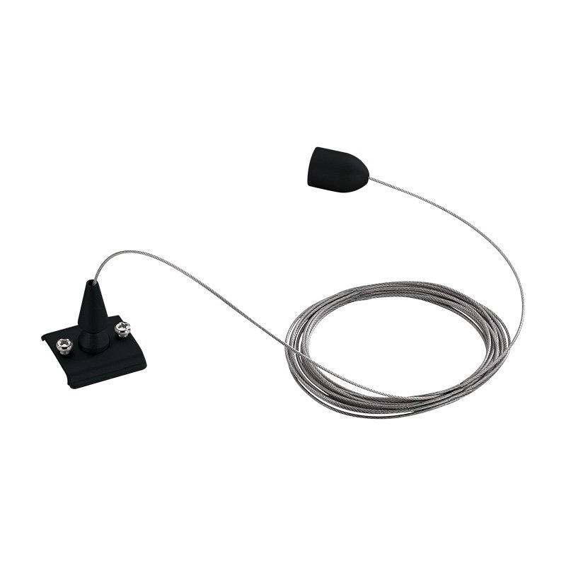 TITAN BLACK CABLE CEILING MOUNT 3 CIRC - Lightingplus