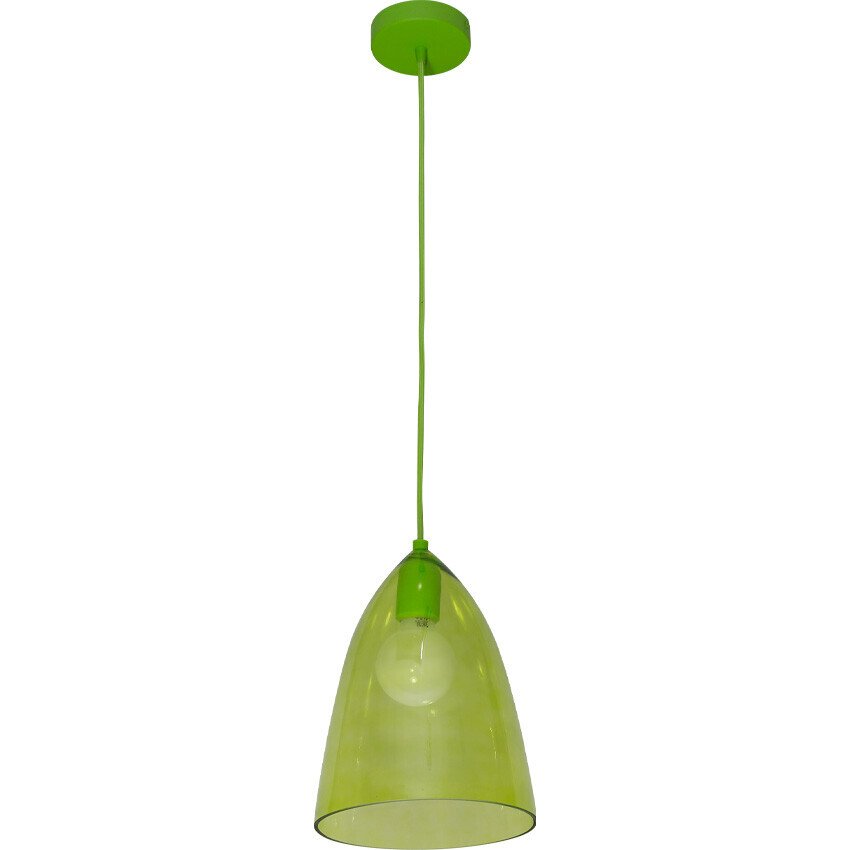 CLARO GREEN GLASS 1LT PENDANT - Lightingplus