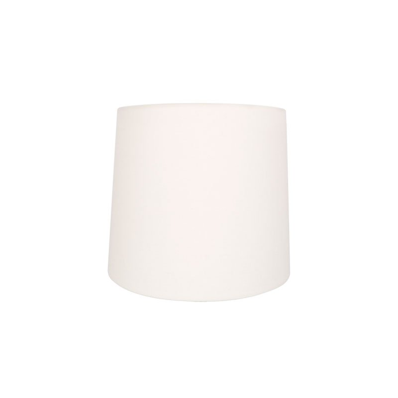 8-9-8 IVORY WHITE LINEN FABRIC SHADE(E27) - Lightingplus