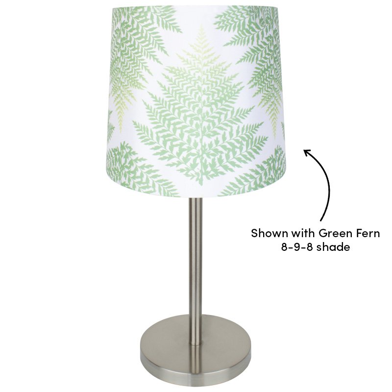 SPOKE 35 BR.CHROME TABLE LAMP BASE - Lightingplus