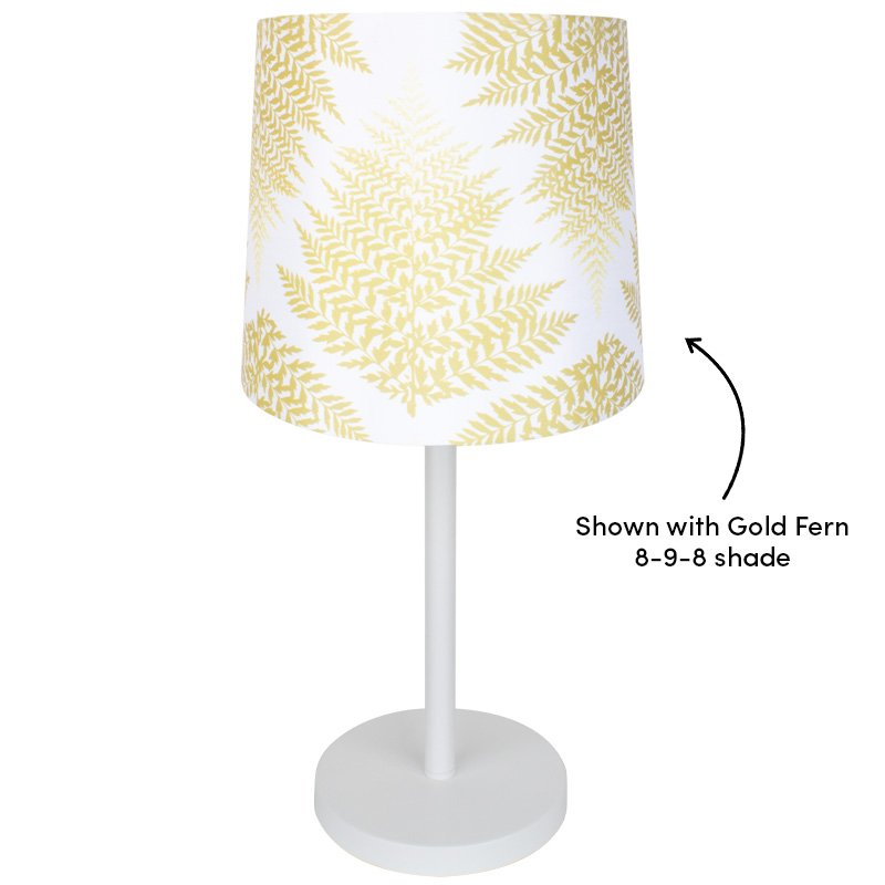 @SPOKE.35 MATT WHITE TABLE LAMP BASE - Lightingplus