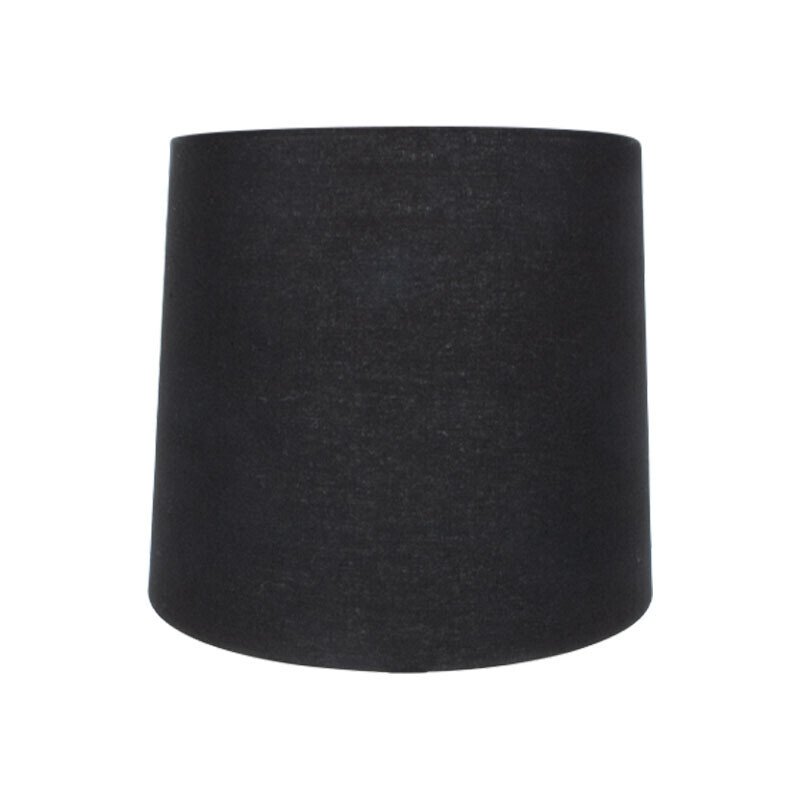 12-14-12 BODA BLACK LINEN FABRIC SHADE - Lightingplus