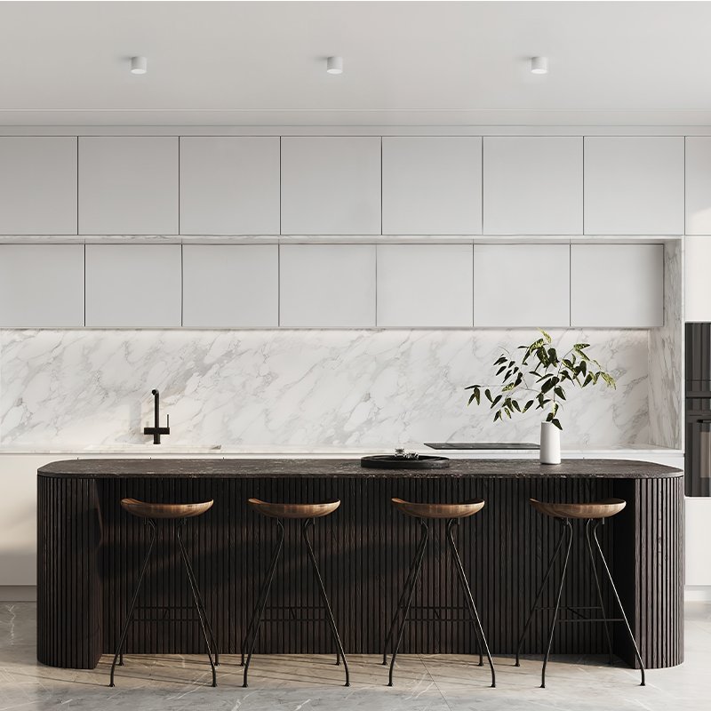 Eva LED Ceiling Light - 8W CCT IP44 White | Lightingplus - Lightingplus